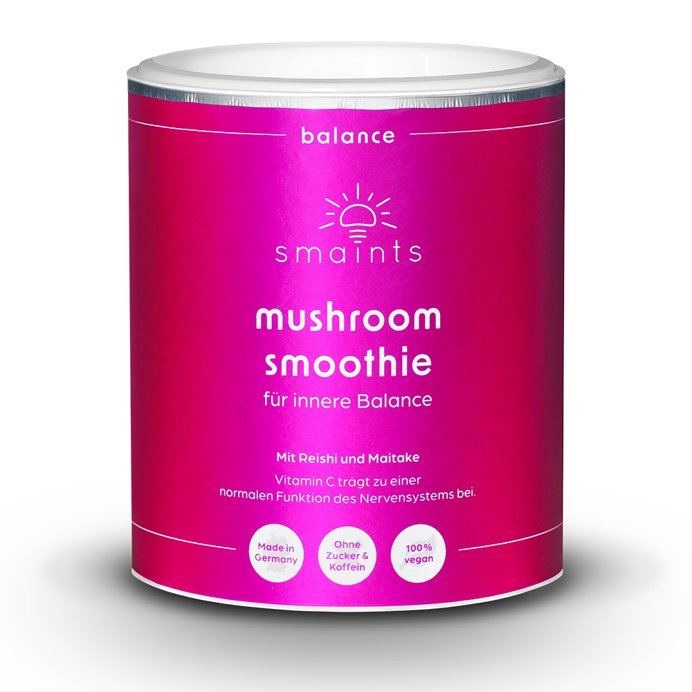 smaints balance - Mushroom Smoothie mit Reishi und Maitake