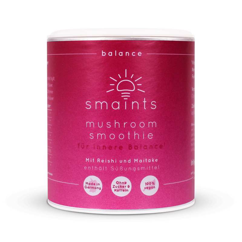 smaints balance - Mushroom Smoothie mit Reishi und Maitake
